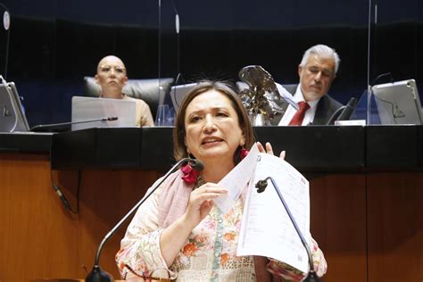 Senadora Xóchitl Gálvez Ruiz Dictamen Que Modifica Las Condiciones