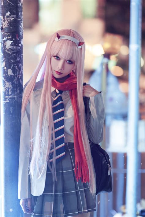 02 Darling In The Franxx Zero Two Cosplay Lindo Cute Cosplay