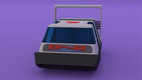 3d Scifi Spaceship Car Based On Transformers G1 Autobot Wheeljack