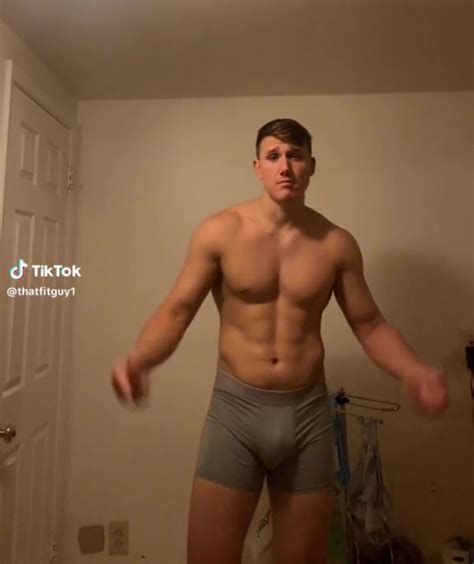 Showing Off His Bulge In Light Grey Boxerbriefs