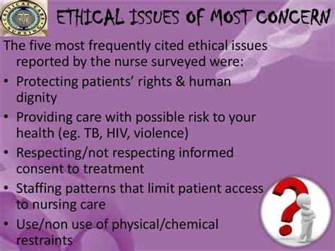 Legal And Ethical Issues In Critical Care Nursing