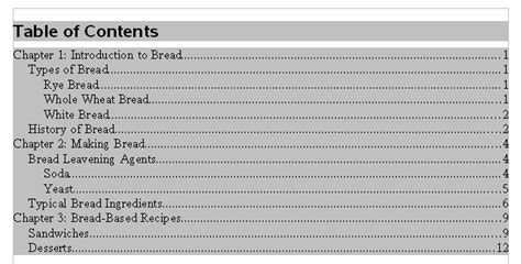 documentation how tos creating automatic tables of contents apache