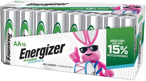 Energizer Power Plus Rechargeable Aa Batteries 16 Pack