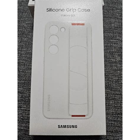 Samsung 三星 S23原廠手機殼 矽膠薄型保護殼附指環帶 蝦皮購物