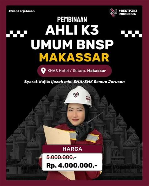 Pelatihan Ahli K3 Umum