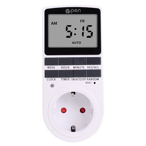 Uk Plug Digital Timer Plug Socket Electrical Programmable Plug In Timer Switch For Light B And