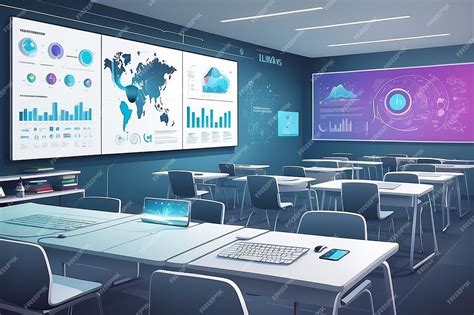 Premium Photo The Evolution Of Smartboards Interactive Displays In