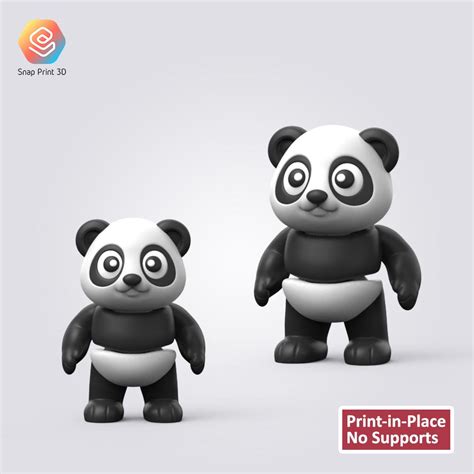 Flexi Panda 3d Model By Snapprint3d On Thangs