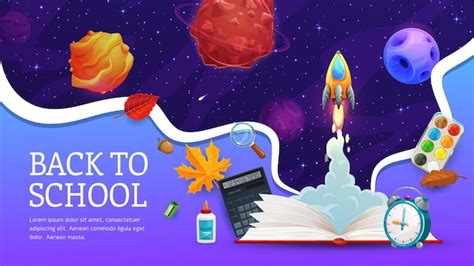 School Space Design Vectors And Illustrations For Free Download