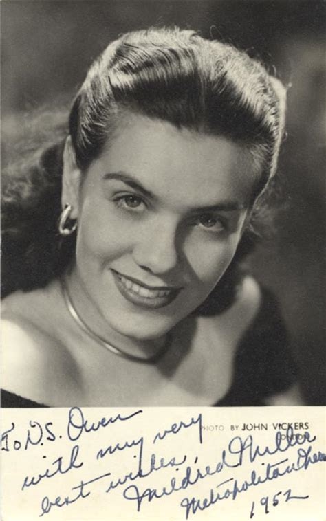 Mildred Miller Autographed Inscribed Photograph Circa 1952