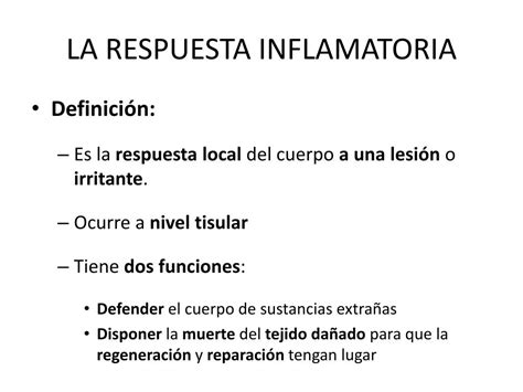 Ppt InflamaciÓn Y Edema Powerpoint Presentation Free Download Id