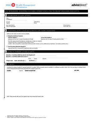 Fillable Online How Do I Fill Out The RESP Withdrawal Form Request Fax Email Print PdfFiller