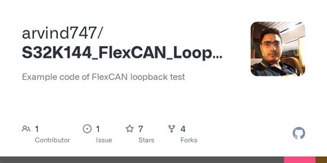 github arvind747 s32k144 flexcan loopbacktest example code of