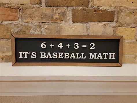 It S Baseball Math Sign Vault