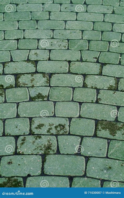 Modelo Cobbled Del Pavimento Hecho De Cubos Imagen De Archivo Imagen