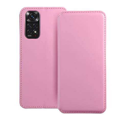 Capa Xiaomi Redmi Note G S Flip Pocket Rosa