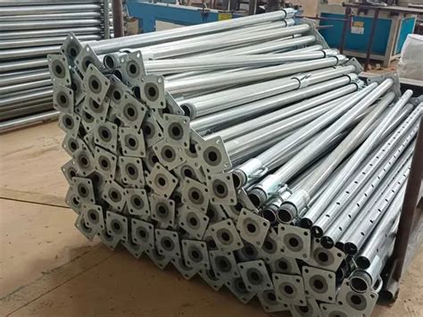 Structure Scaffolding Steel Adjust Prop Poste Encofrado Acero Galvanizado Metal Props Scaffold