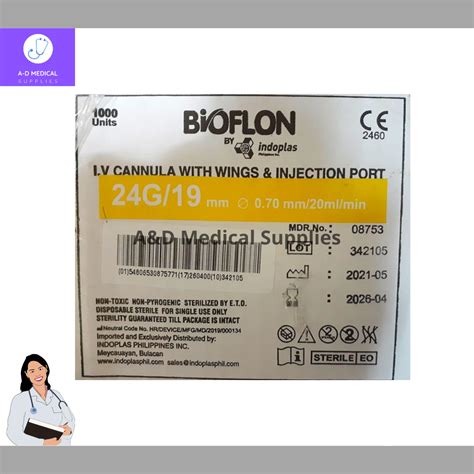 Iv Cannula Bioflon G2419mm 100 Pcs Lazada Ph