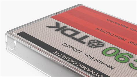 3d Tdk Cassette Box Empty Turbosquid 1748209