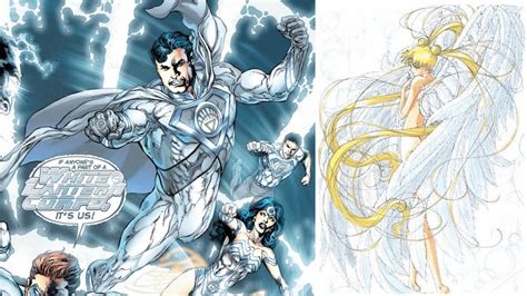 White Lantern Superman Pre Flashpoint Vs Composite Usagi Sailor Moon