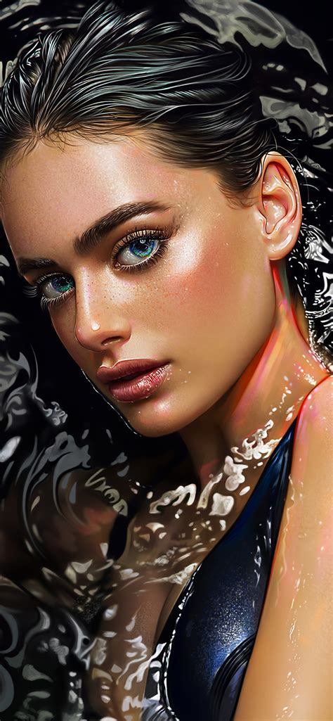 Woman Wallpaper 4k Illustration Portrait Beautiful