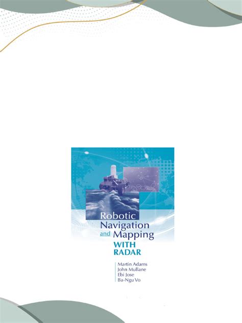 Download Full Robotic Navigation And Mapping With Radar 1st Edition