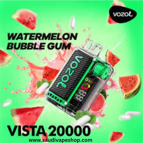 Vozol 20000 Puffs Watermelon Bubblegum In Saudi Arabia