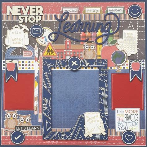 Learning Single Page Layout Scrapbooking