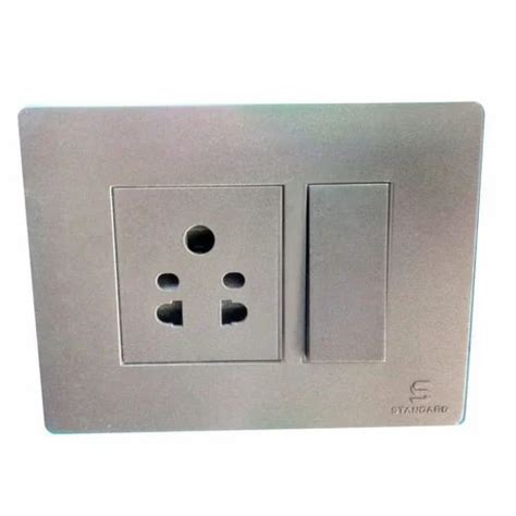 Standard Plastic Switch Board Module Size 4 1 At ₹ 24 Piece In Kanpur