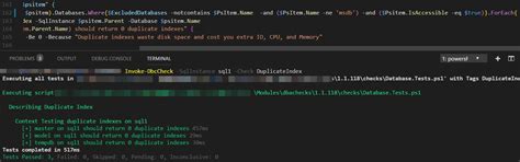 Duplicate Index Check Fails On Secondary And Msdb · Issue 431