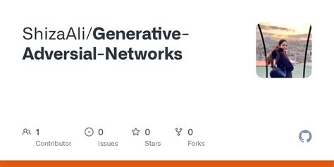 Github Shizaaligenerative Adversial Networks