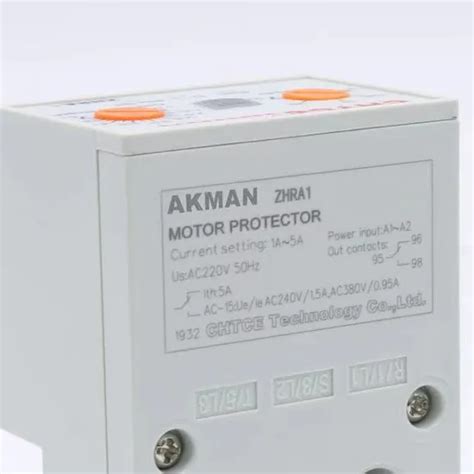 Lcd Display 3 Phase Current Motor Protector Overload Protection Relay