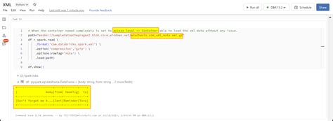 Unable To Access Container Name In Account Storage Account Using