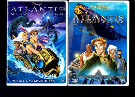 Disney Classic Lot Atlantis The Lost Empire Dvd And Atlantis Milos