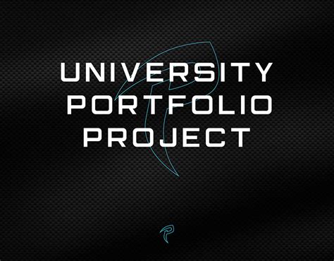 University Portfolio Projects Behance