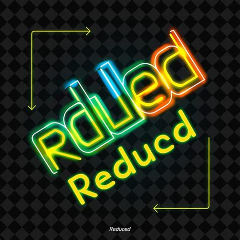 Vibrant Neon Glow Of Reduced Text With Neon Green And Yellow Png Y2k