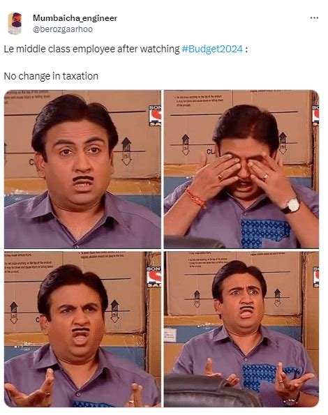 Budget Memes Jaisa Chal Raha Hai Chalne De Middle Class Memes Go