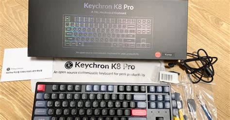 키크론 K8 Pro 알루미늄 Rgb 핫스왑 저소음 무선 기계식 커스텀 키보드 블루투스 신원동 디지털기기 당근 중고거래
