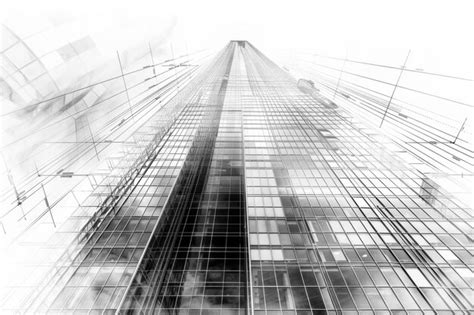 Modern Architecture And Design Plan Premium Ai Generated Image