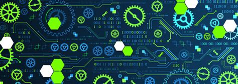 Abstract Technology Concept Computer Code Vector Image