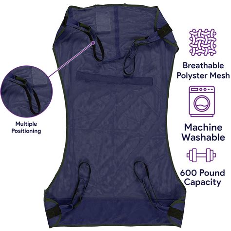 Proheal Universal Full Body Mesh Patient Lift Sling M 53 X 40