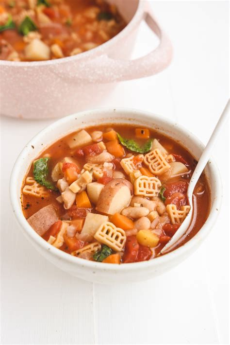 Simple Vegan Minestrone Soup Gluten Free Oil Free Veggiekins Blog