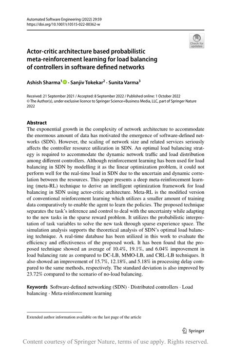 Actor Critic Architecture Based Probabilistic Meta Reinforcement