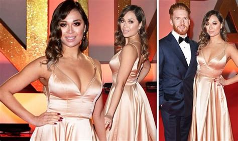 Katya Jones Turns Heads With Busty Display As She Cosies Up With Husband Neil At Nta