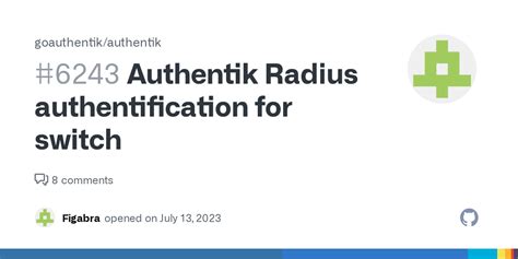 Authentik Radius Authentification For Switch · Issue 6243
