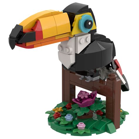 Toucan Custom Building Set Using Lego Parts The Brick Show Shop