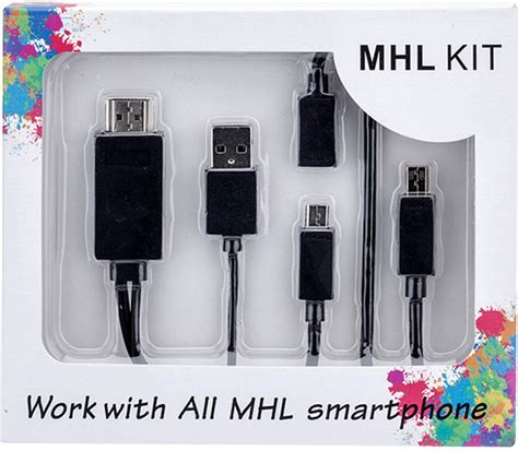 Wire Swipe Mhl Micro Usb To Hdmi 1080p Hd Tv Cable Adapter For Samsung
