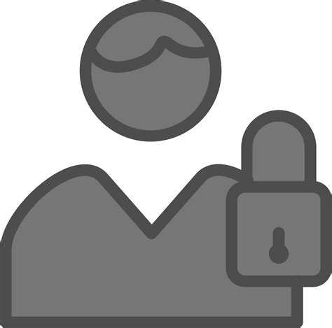 User Lock Vector Icon Design Vector Art At Vecteezy