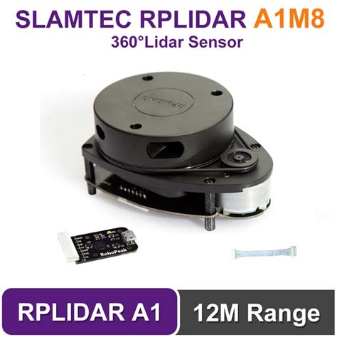 Slamtec RPLIDAR A1 2D 360 Degree 12 Meters Scanning Radius
