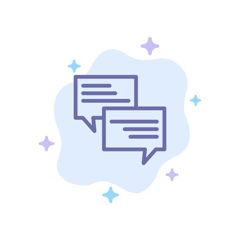Sms Message Popup Bubble Chat Blue Icon On Abstract Cloud Background 19108063 Vector Art At Vecteezy